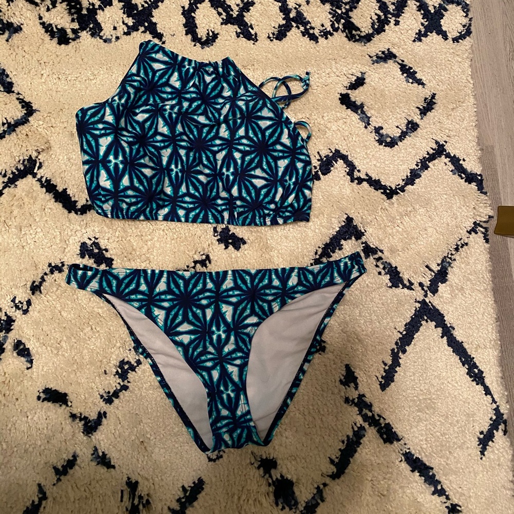 High Neck Swimsuit - Gem